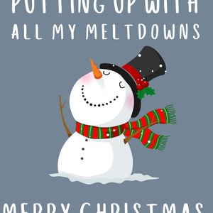Funny Coworker, Colleague Christmas Card, Joke Holiday Card, Deck Halls ...