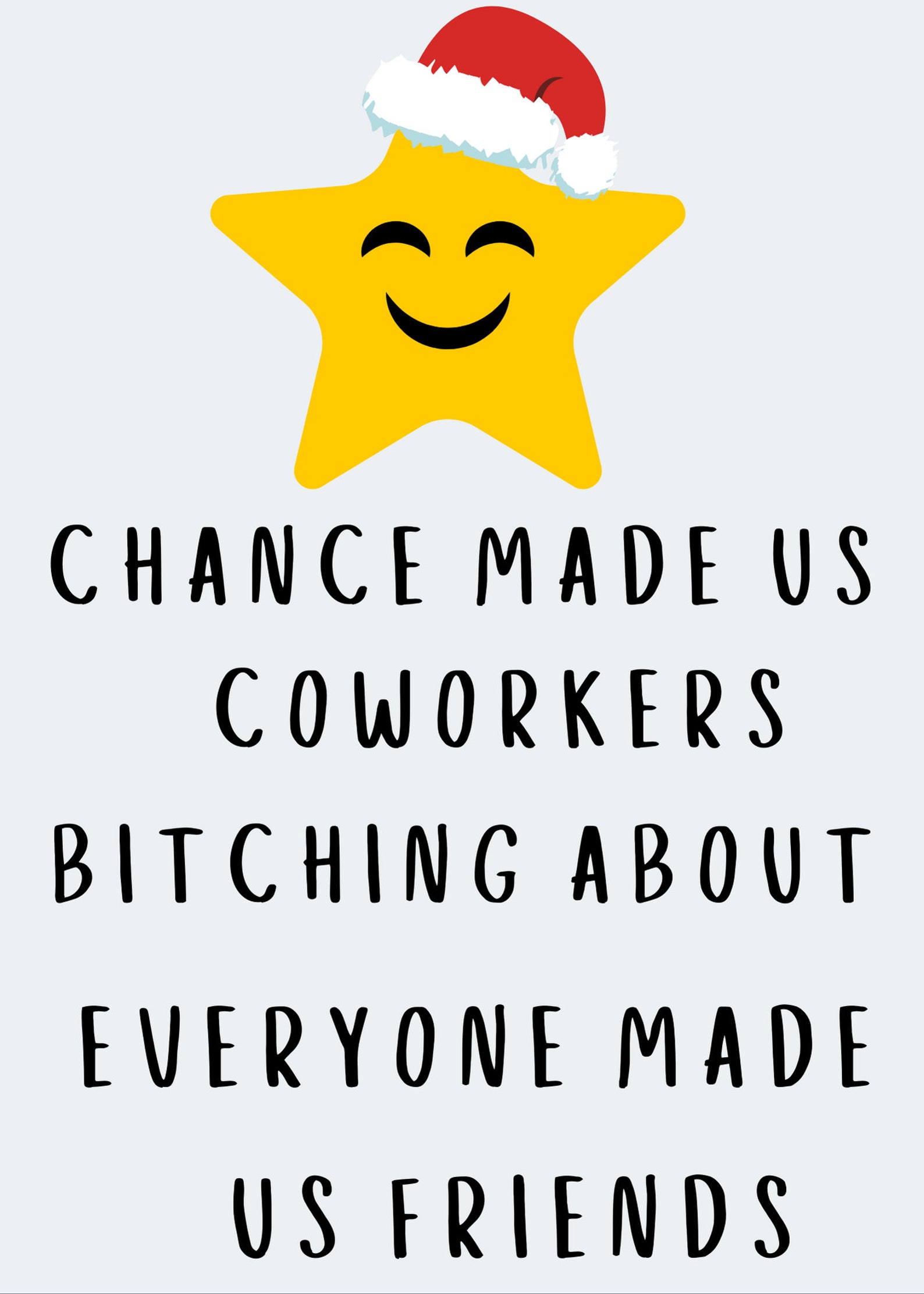 Funny Coworker, Colleague Christmas Card, Joke Holiday Card, Deck Halls ...