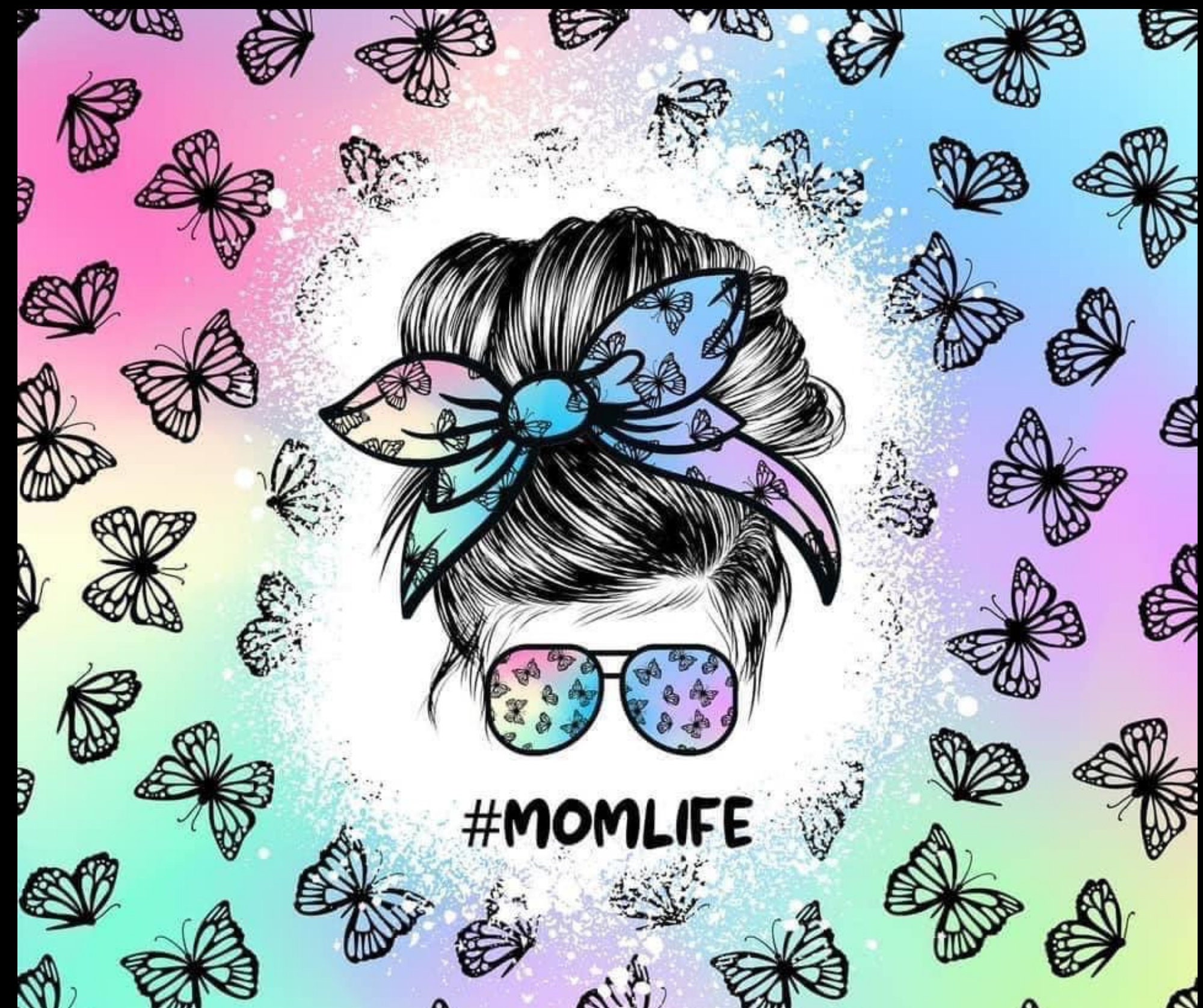 Mouse Pad Personalized Mom Life, Mama Gift Boy Mama, Mom Butterfly Gift ...