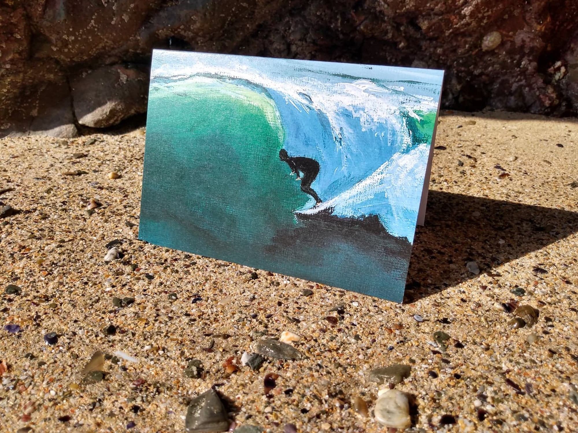 Greetings Card for Surfers, Surf Card, Wave, Surf Art, Birthday Card ...