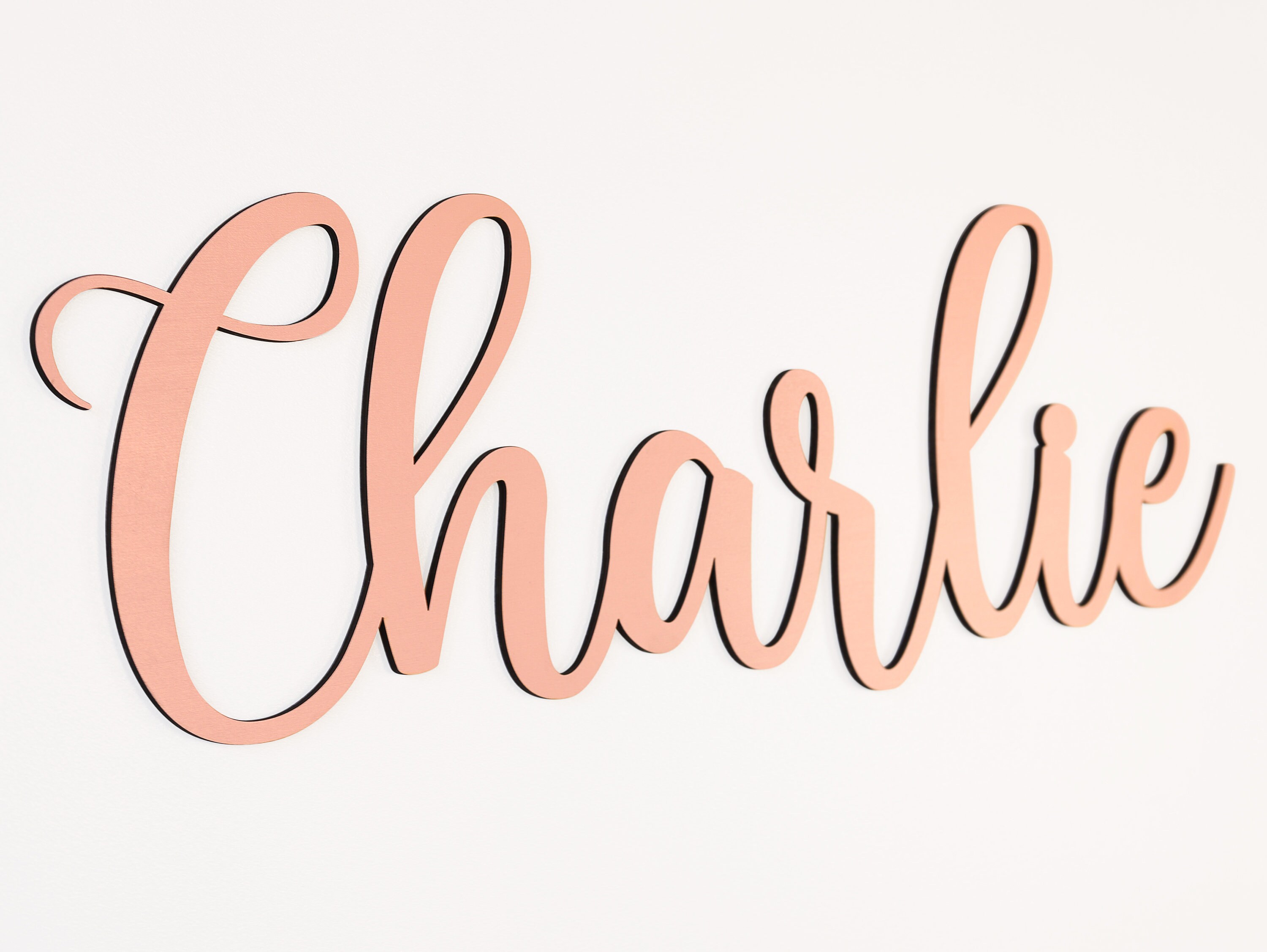 Nursery Decor Cursive font Custom Name Sign Baby Shower Will you be my ...