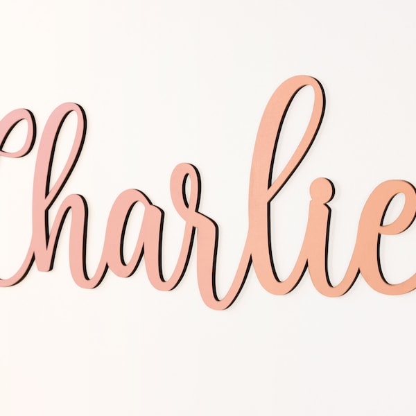 Wooden Name Signs - Etsy