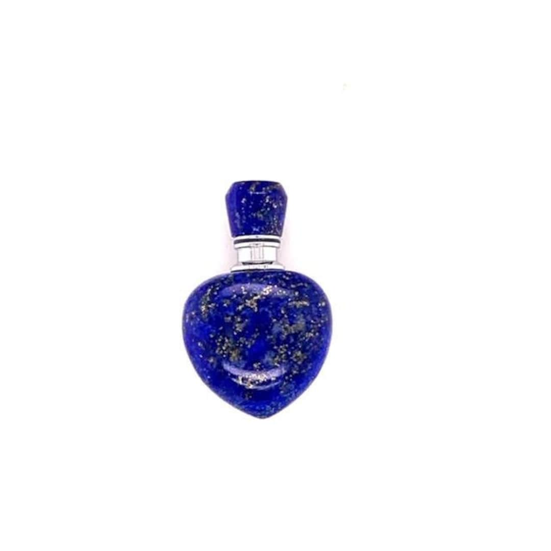 Lapis and Sterling Silver Potion Bottle - Etsy