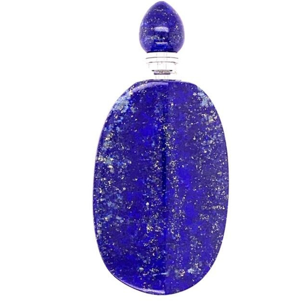 Lapis and Sterling Silver Potion Bottle - Etsy