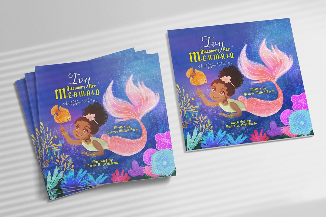 Ivy Discovers Her MERMAID Children's Book Mermaid - Etsy