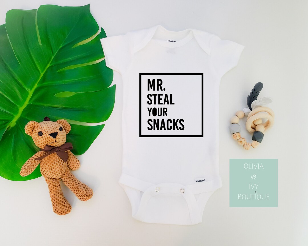 Mr Steal Your Snacks Baby Onesies® Funny Baby Mike Tyson - Etsy