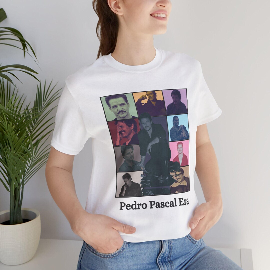 Pedro Pascal Era Short Sleeve Tee, Unisex T-shirt for Fans, Movie Night ...