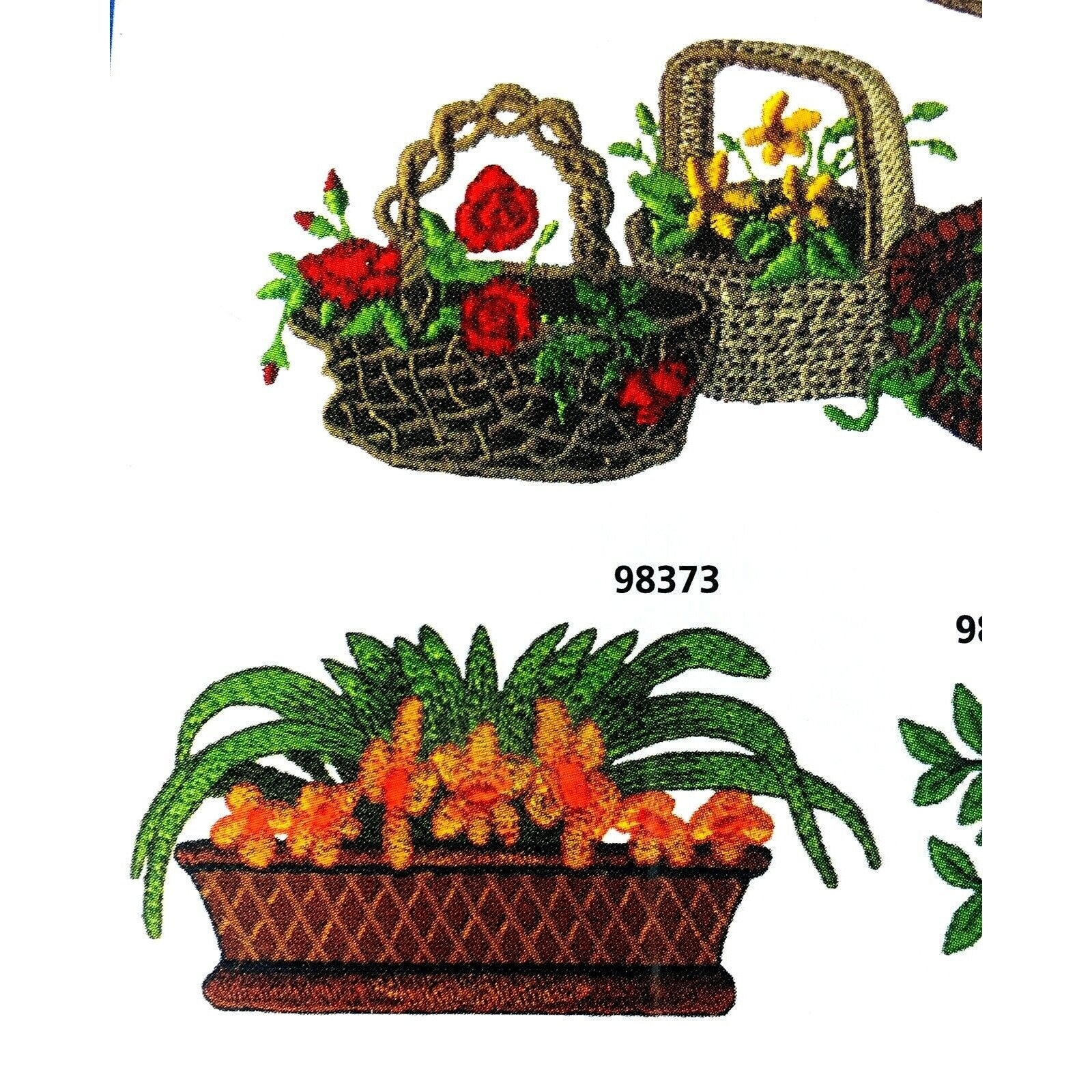 Amazing Designs Embroidery Software Floral Basket Collection 10 Designs ...