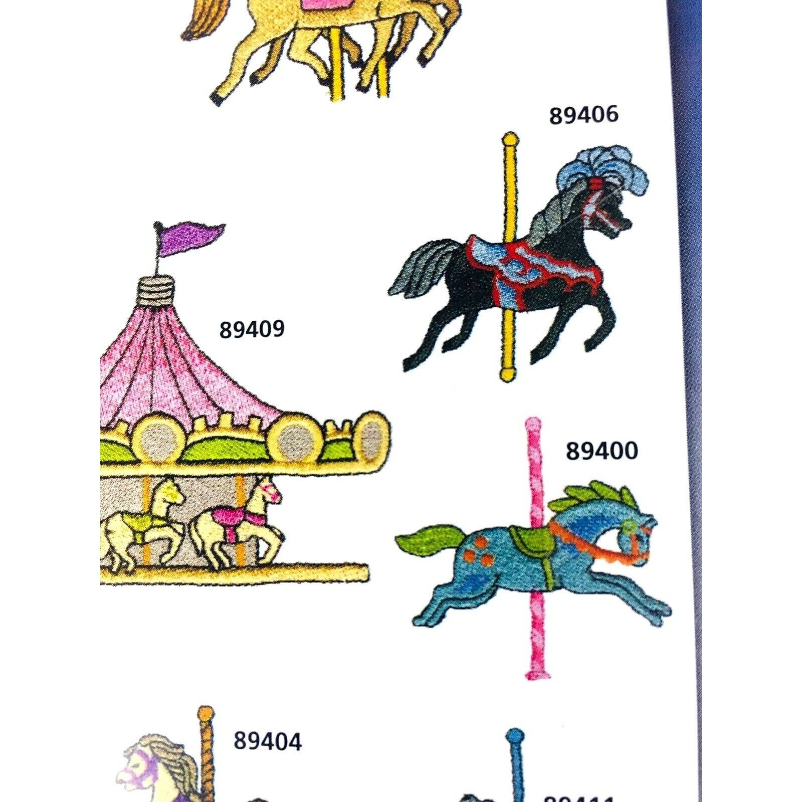 Amazing Designs Embroidery Software Carousel Horses Collection 20 ...