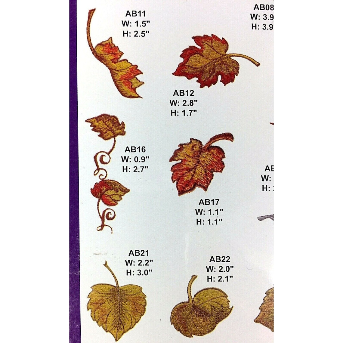 Amazing Designs Embroidery Software Autumn Brilliance 40 Designs - Etsy