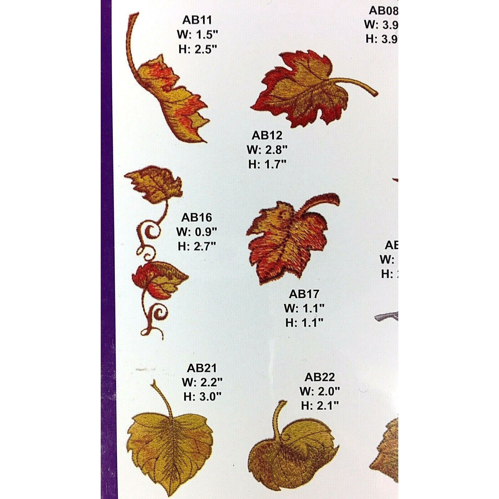 Amazing Designs Embroidery Software Autumn Brilliance 40 Designs - Etsy