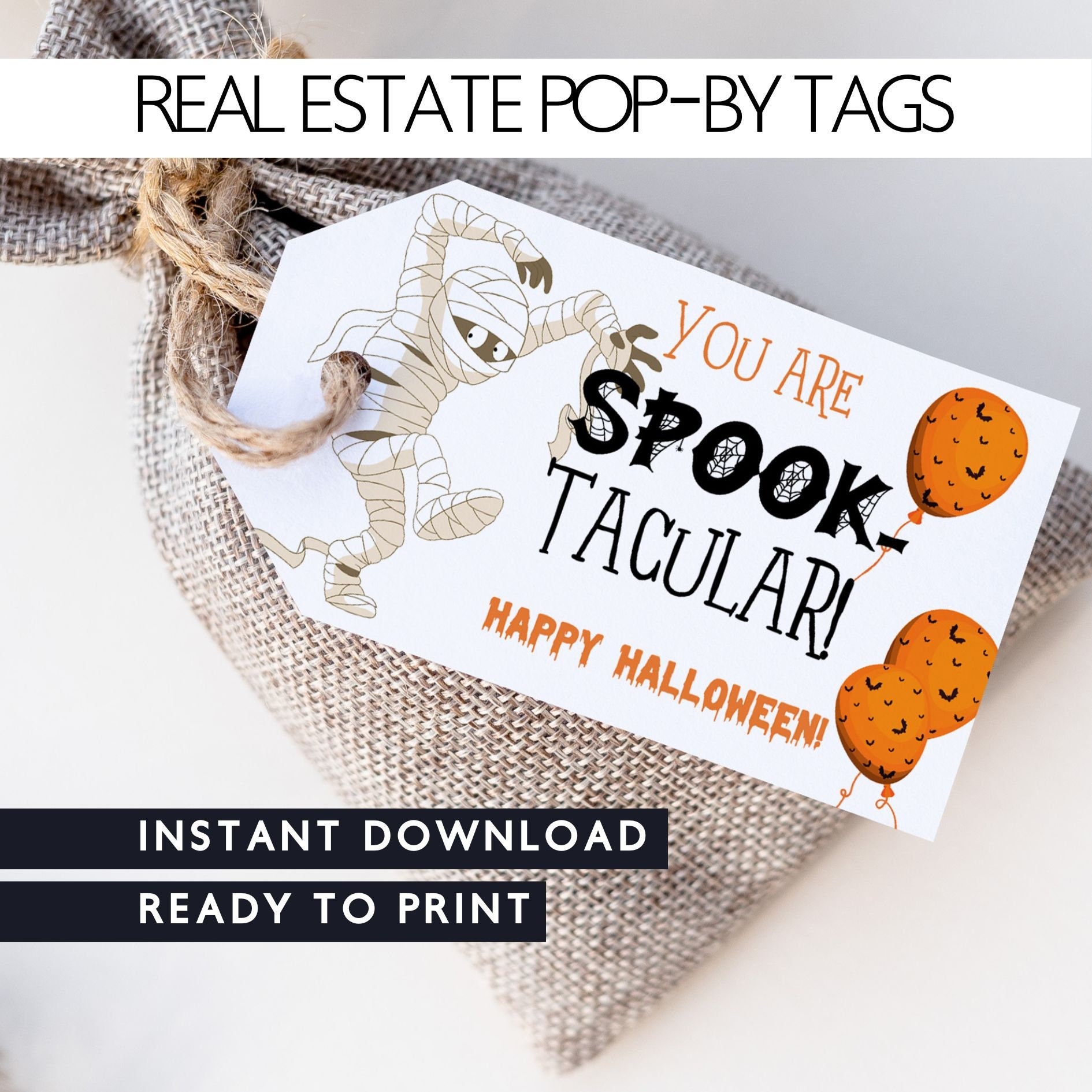 Halloween You Are Spooktacular Pop by Tag, Halloween Pop By, Real ...