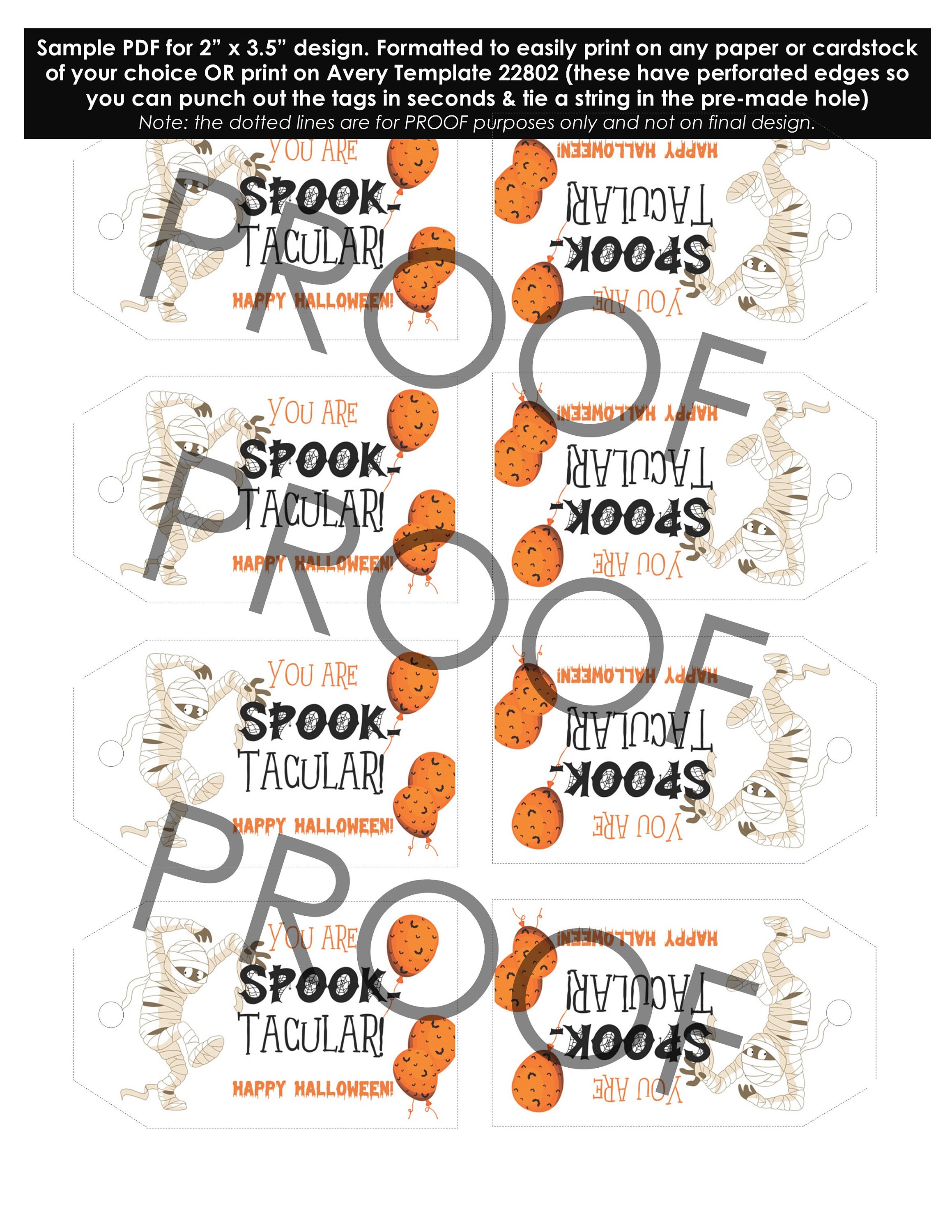 Halloween You Are Spooktacular Pop by Tag, Halloween Pop By, Real ...