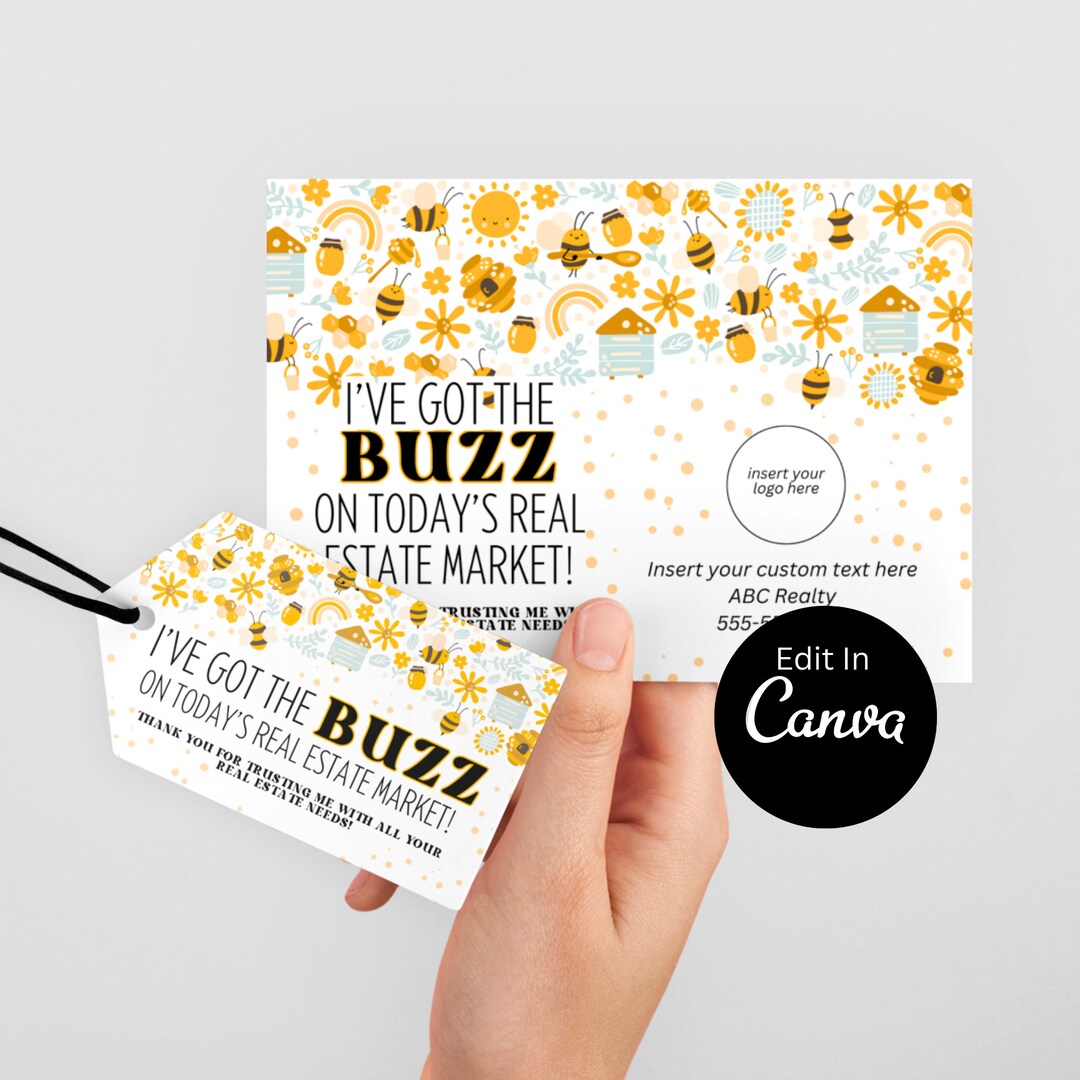 Customizable Bee Buzz Real Estate Pop by Tag | Downloadable Pop by ...