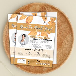 Customizable INTRODUCTION LETTER Flyer for Real Estate Agents | Autumn ...
