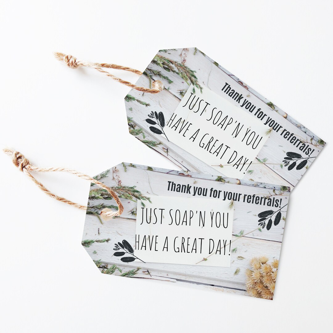 Realtor Pop-by Tags, Realtor Pop by Gift, Gift Tags for Realtors, Soap ...