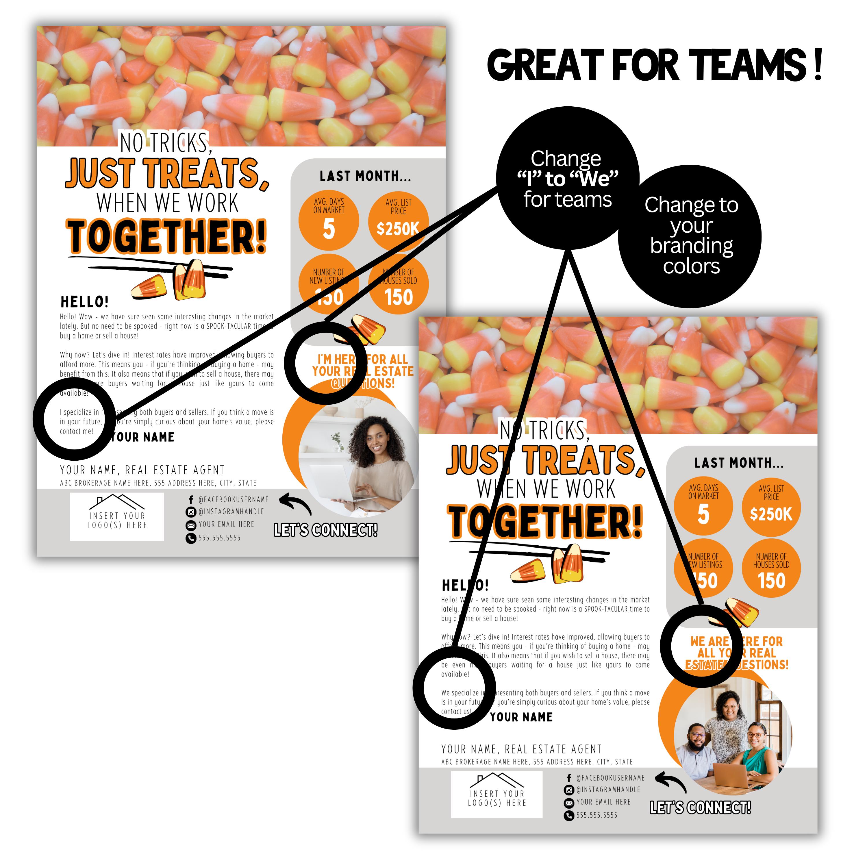 Customizable MARKET UPDATE Prospecting Flyer for Real Estate Agents ...