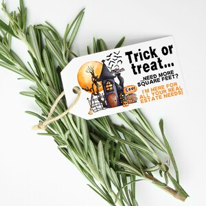 Open House Goodie Bag Tags, Pop by Tag, Client Fall Gift Tag, Real ...