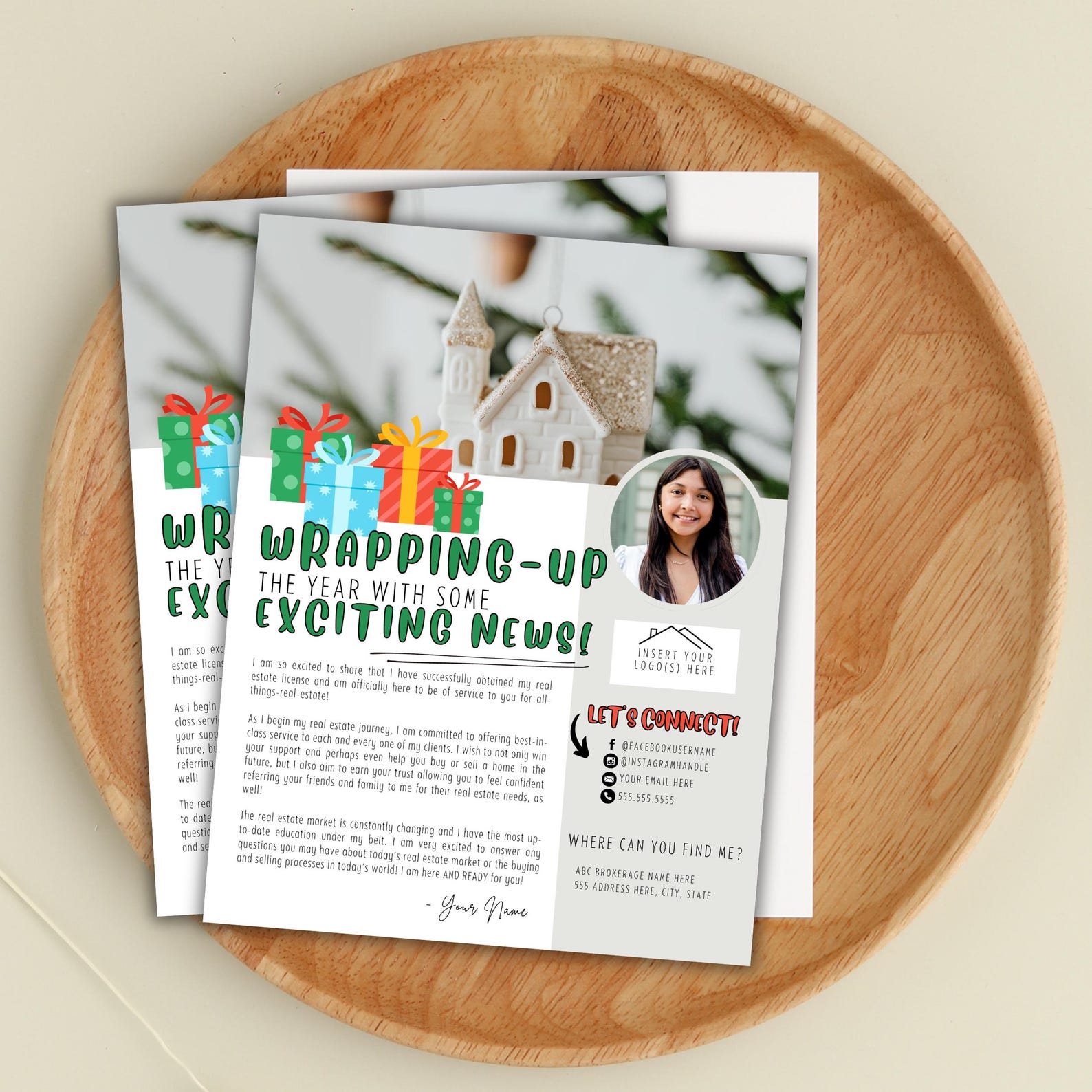Customizable NEW AGENT Flyer Newsletter | Real Estate Agent ...