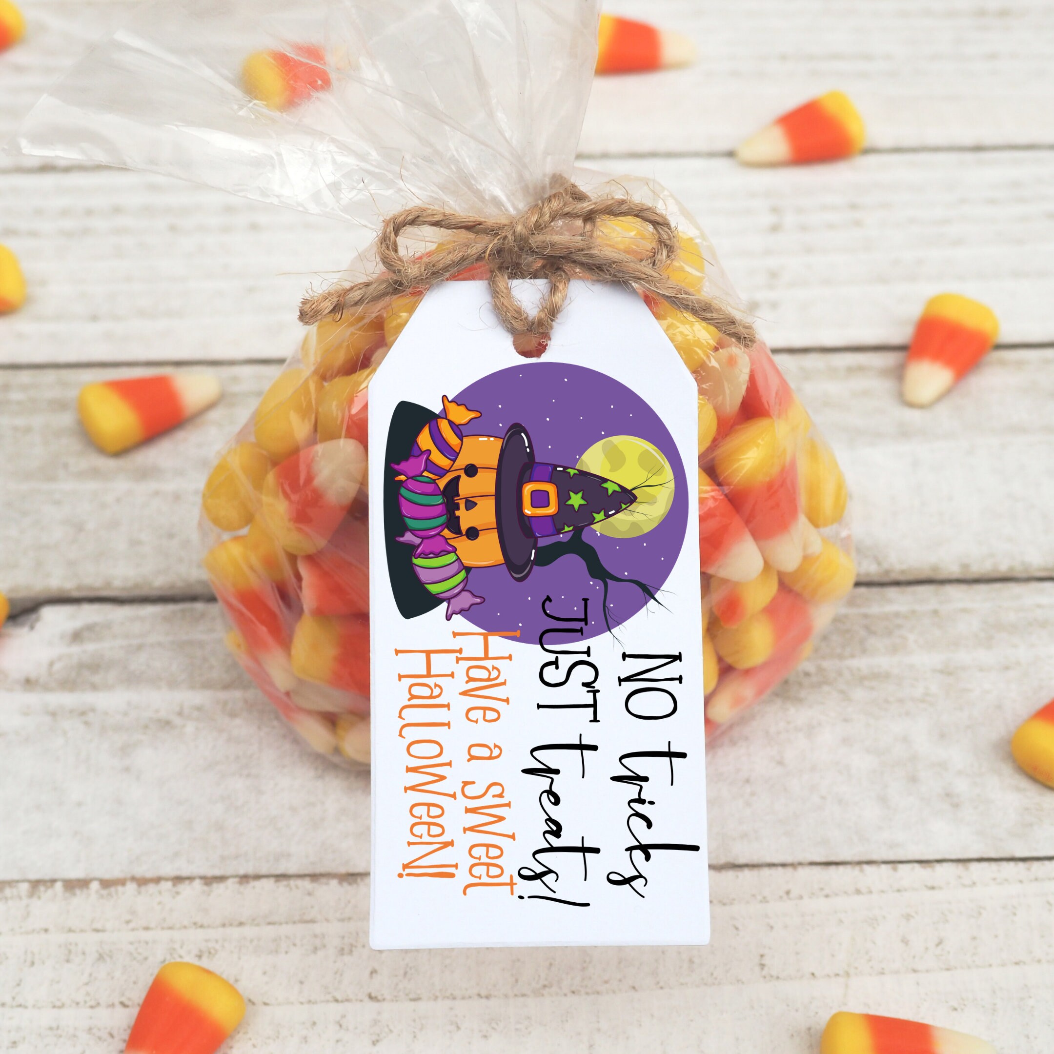 Halloween Treats Pop by Tag, Halloween Pop By, Premade Pop by Tags ...