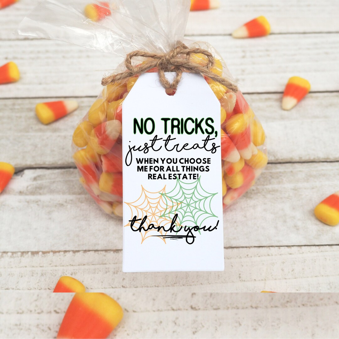 Candy Corn Pop by Tag, Halloween Gift Tag, Halloween Pop By, Premade ...