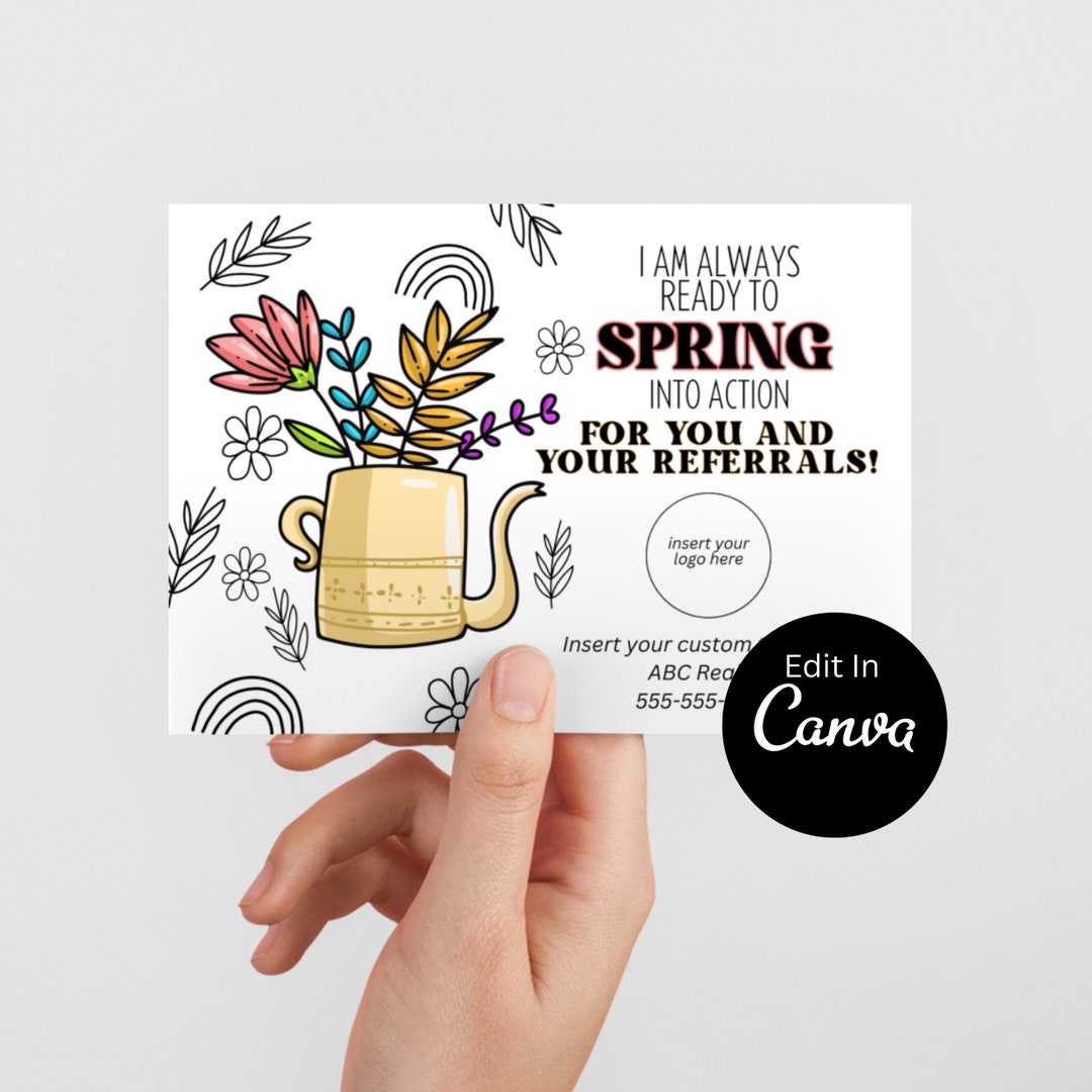 Downloadable Real Estate Spring Pop by Tag Customizable Pop by EDITABLE ...