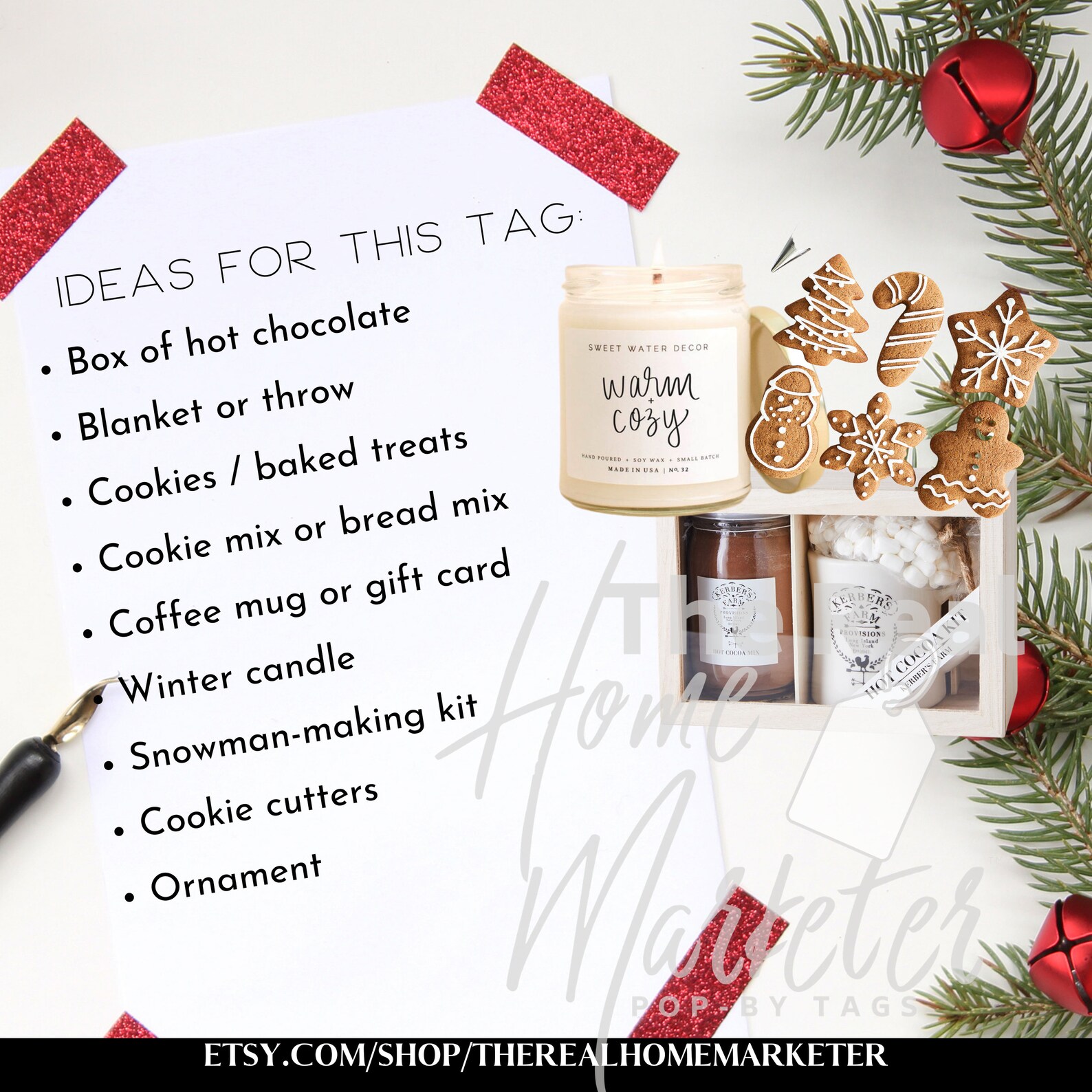 Winter Pop by Tag December Pop by Idea Realtor Gift Tag - Etsy