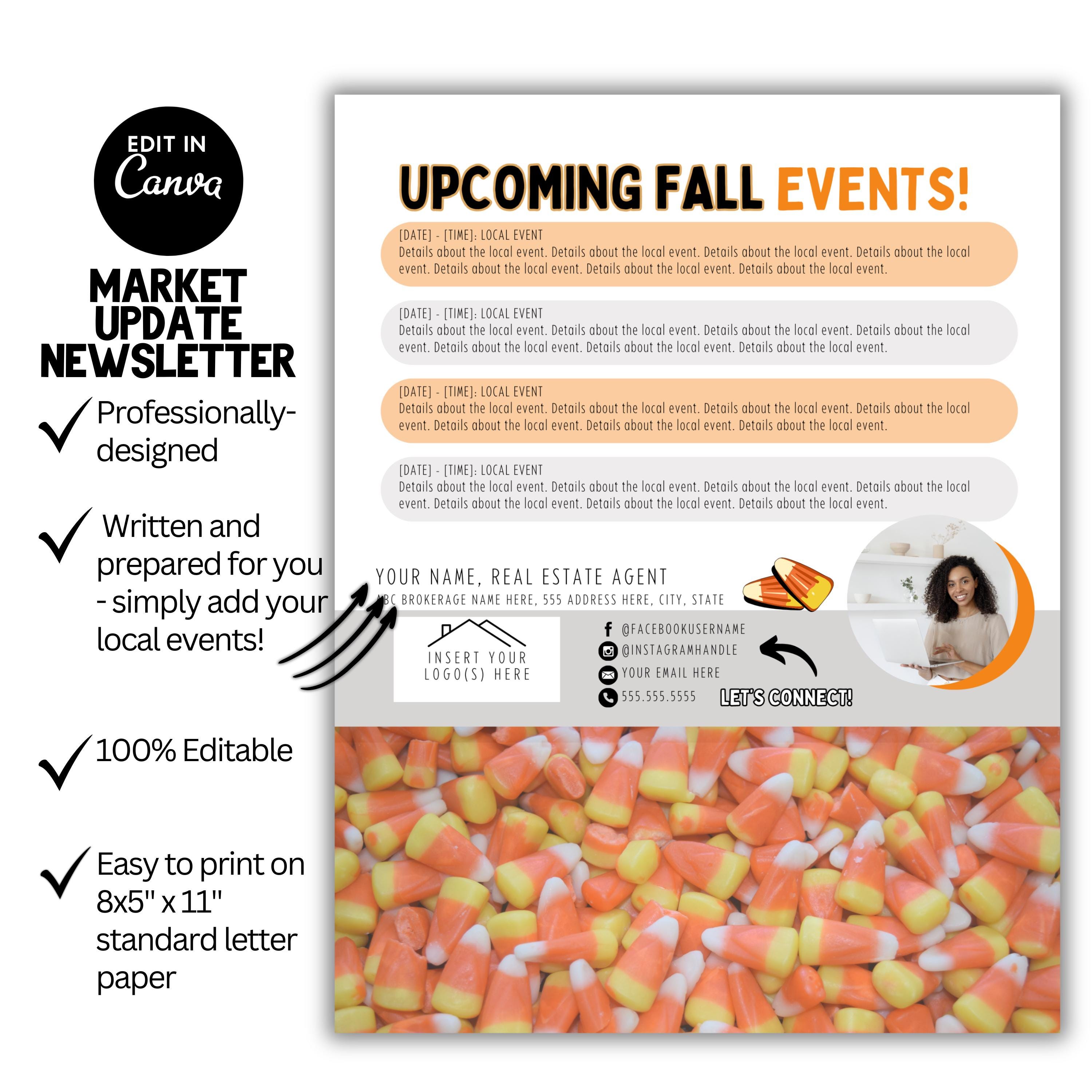 Customizable MARKET UPDATE Prospecting Flyer for Real Estate Agents ...