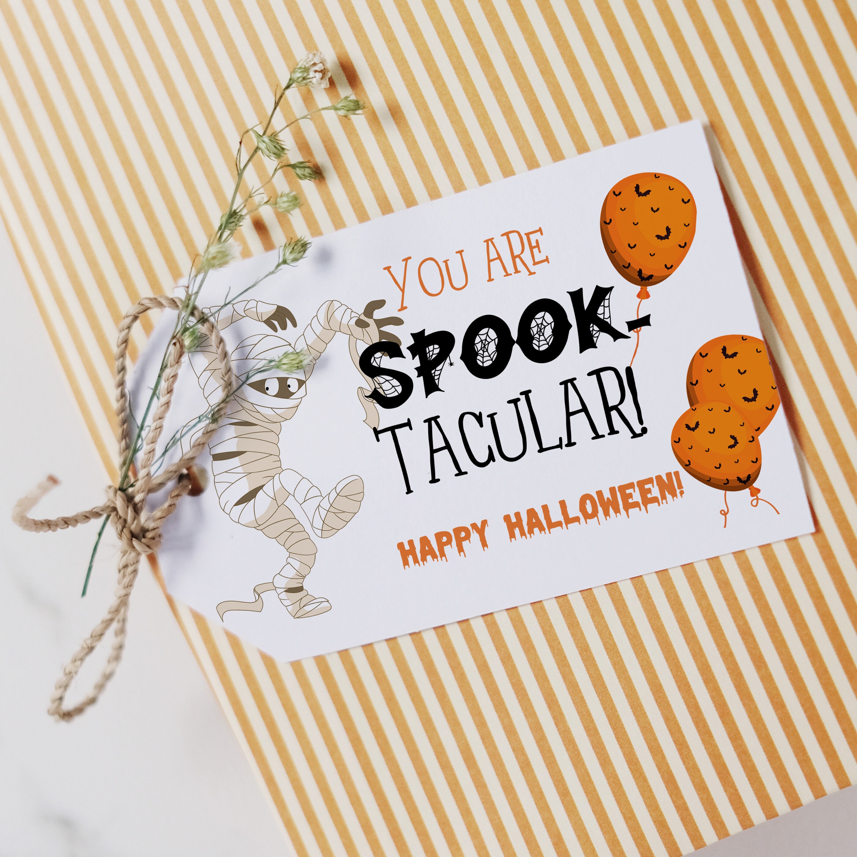 Halloween You Are Spooktacular Pop by Tag, Halloween Pop By, Real ...