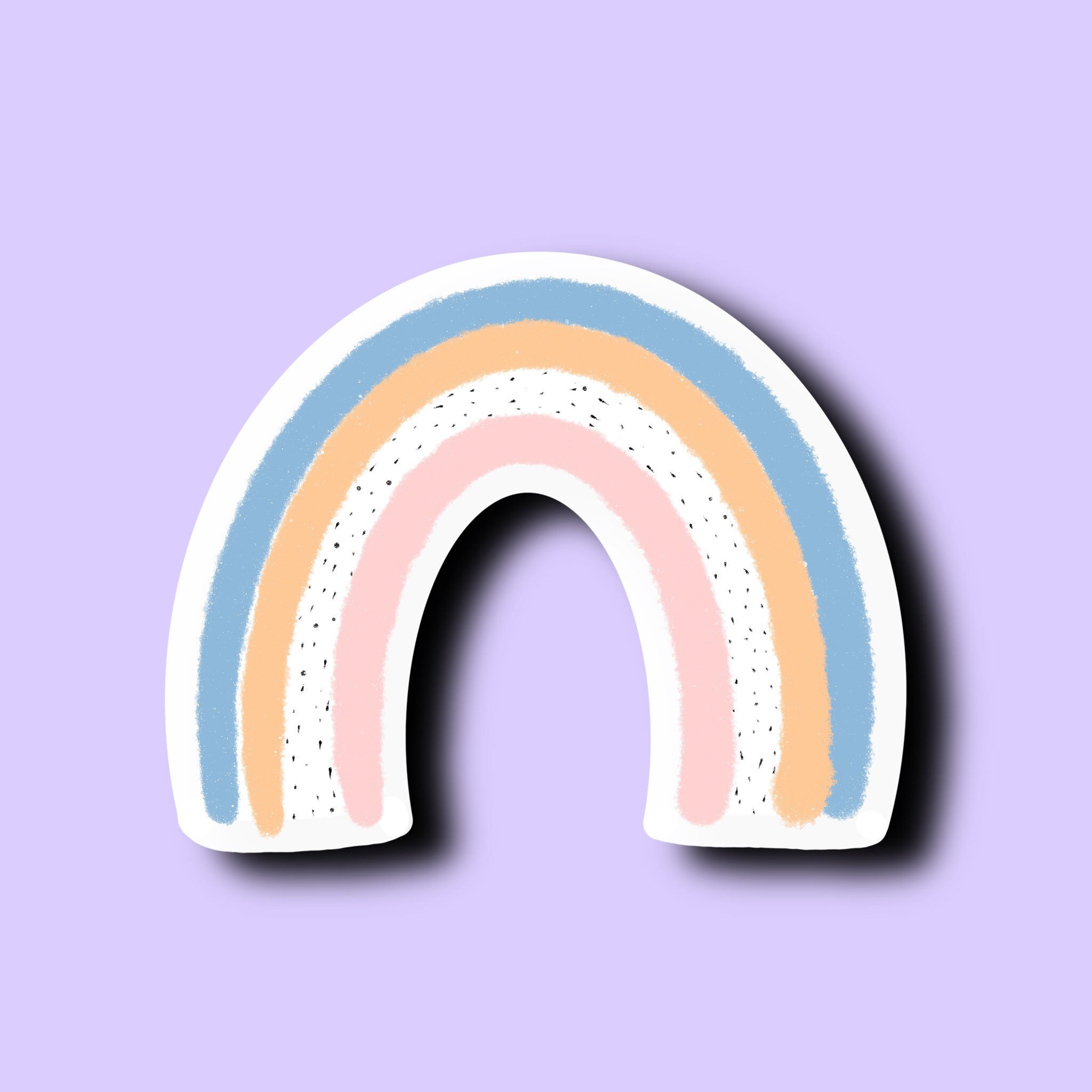 Pastel Rainbow Sticker PRE-ORDER | Etsy