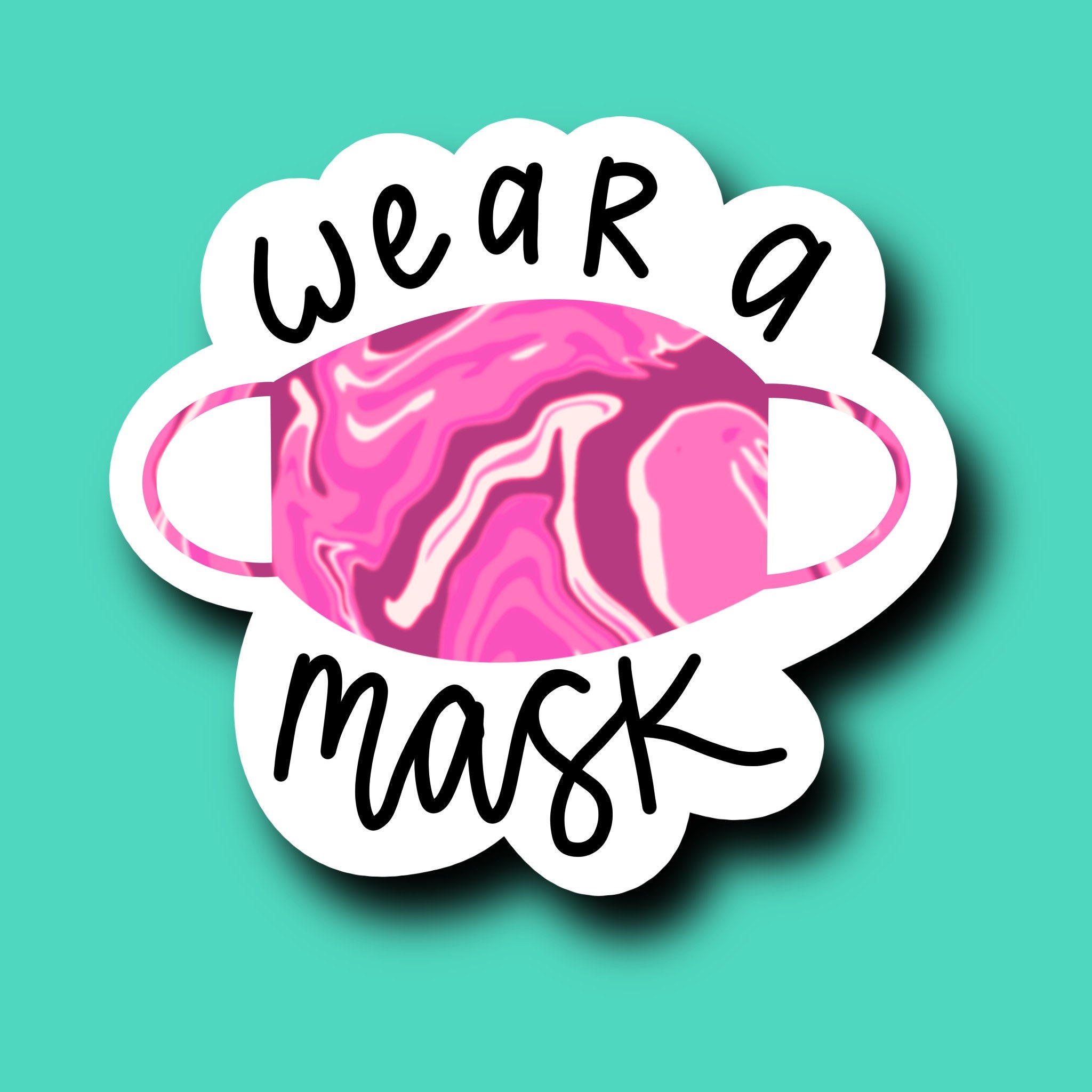 Wear A Mask Sticker PRE-ORDER - Etsy