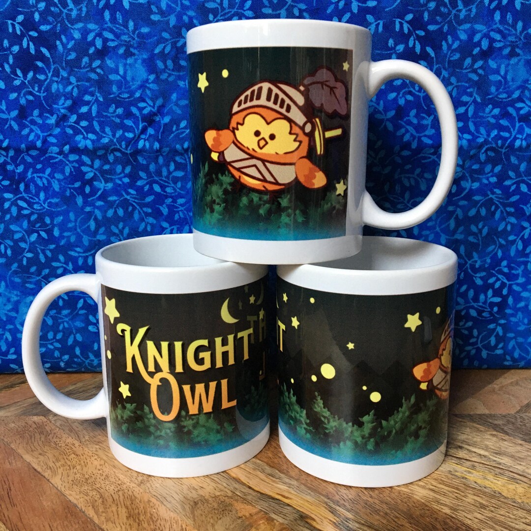 Knight Owl Mug | Gift Idea | Cute Mug | Animal Mugs | Gift Idea - Etsy
