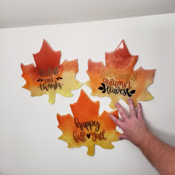 Fall Resin Art - Etsy