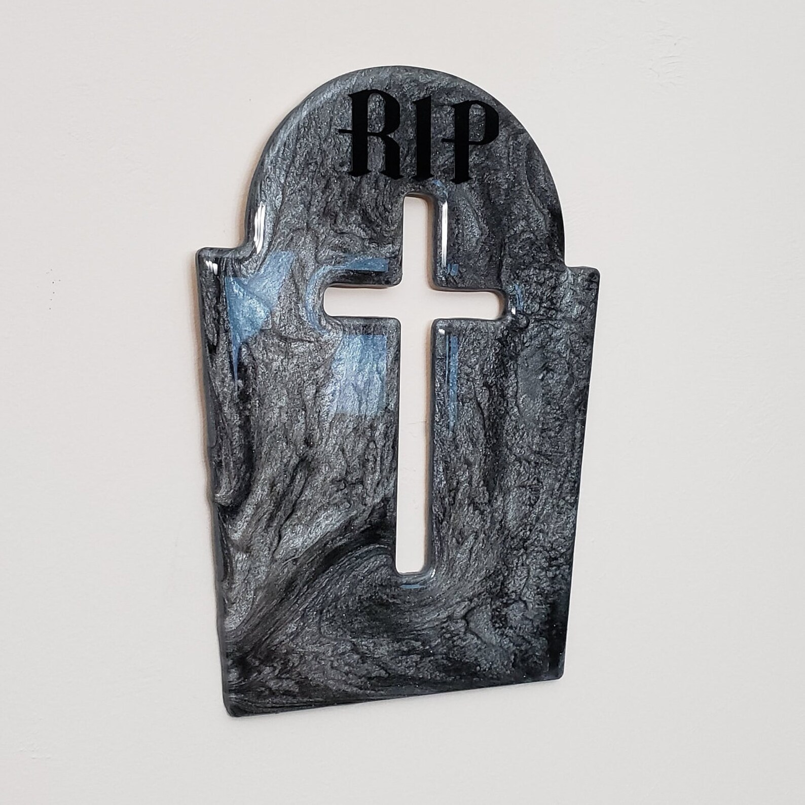 Tombstone Handmade Resin Wall Art / Wall Décor / Wall Hanging Halloween ...