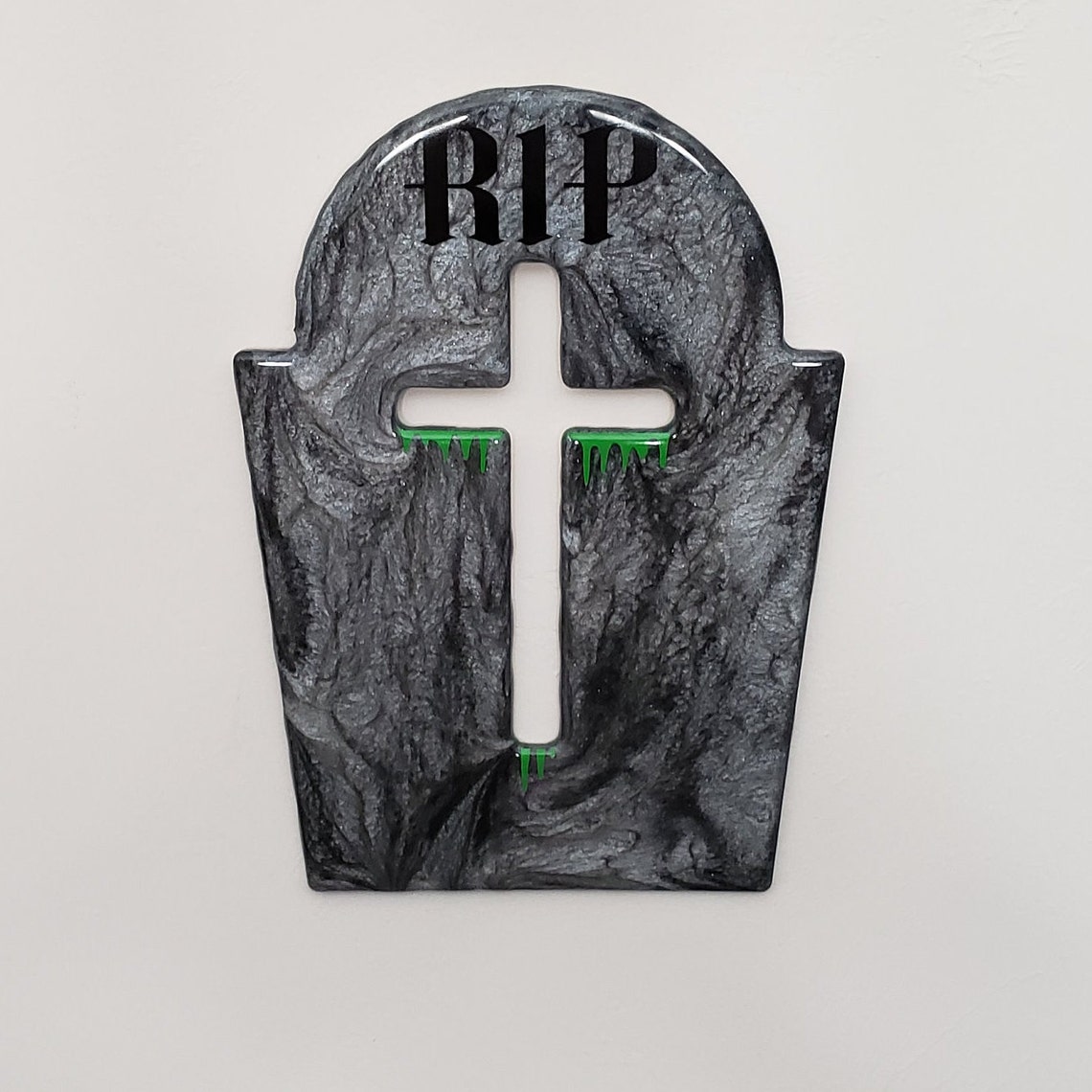 Tombstone Handmade Resin Wall Art / Wall Décor / Wall Hanging Halloween ...