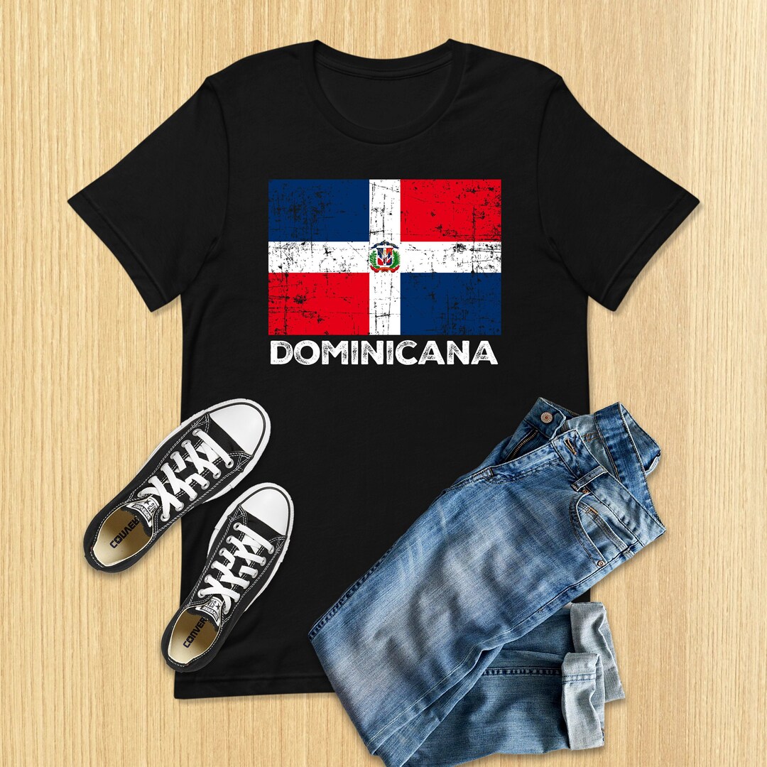 Dominicana Shirt Dominican Republic Flag Tee - Etsy