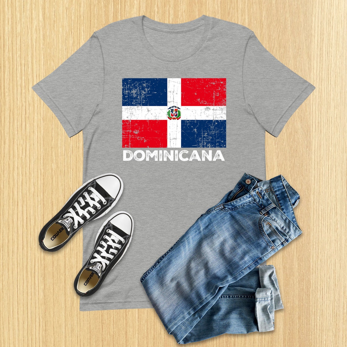 Dominicana shirt Dominican Republic Flag tee | Etsy