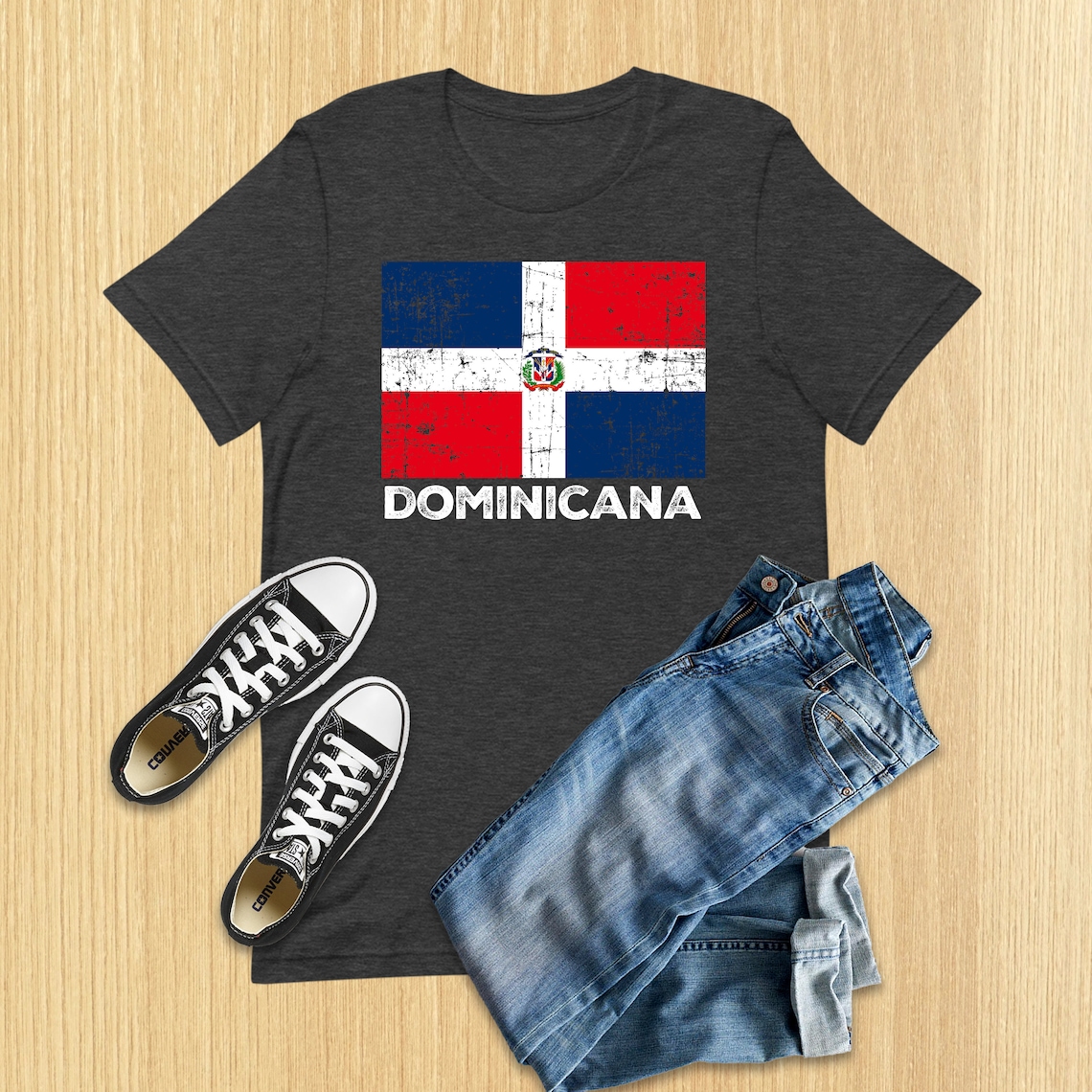 Dominicana shirt Dominican Republic Flag tee | Etsy