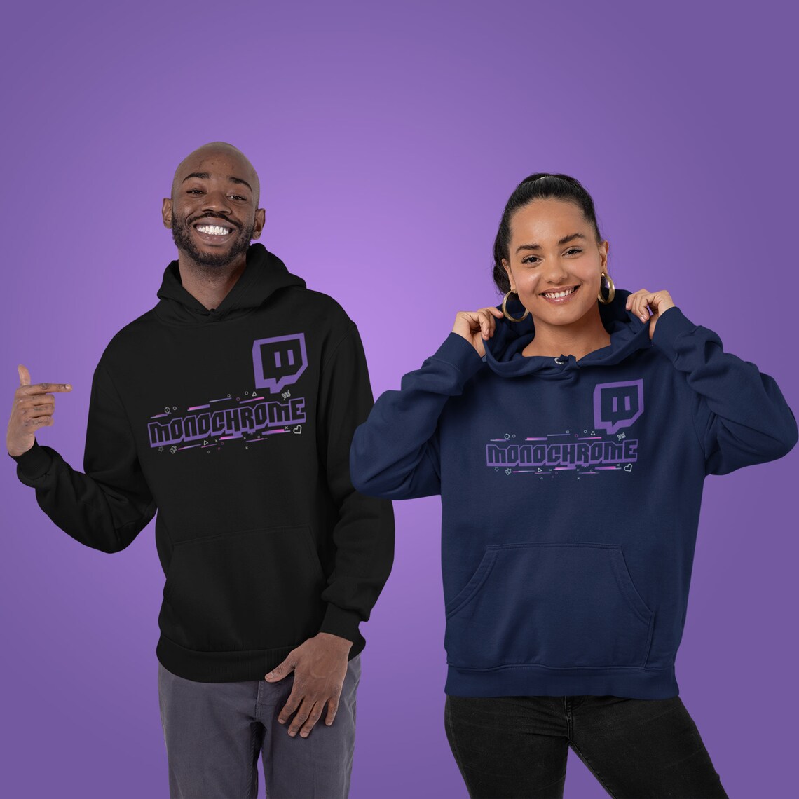 Custom Twitch Username Hoodie: Streamer Gift - Etsy
