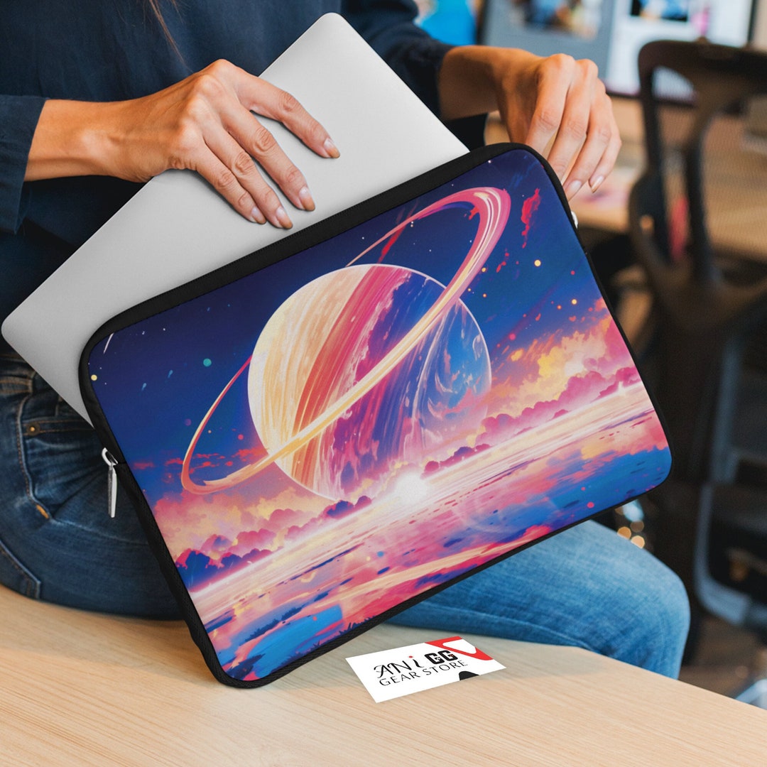Kawaii Pink Planetary Laptop Sleeve, Anime Style - Etsy