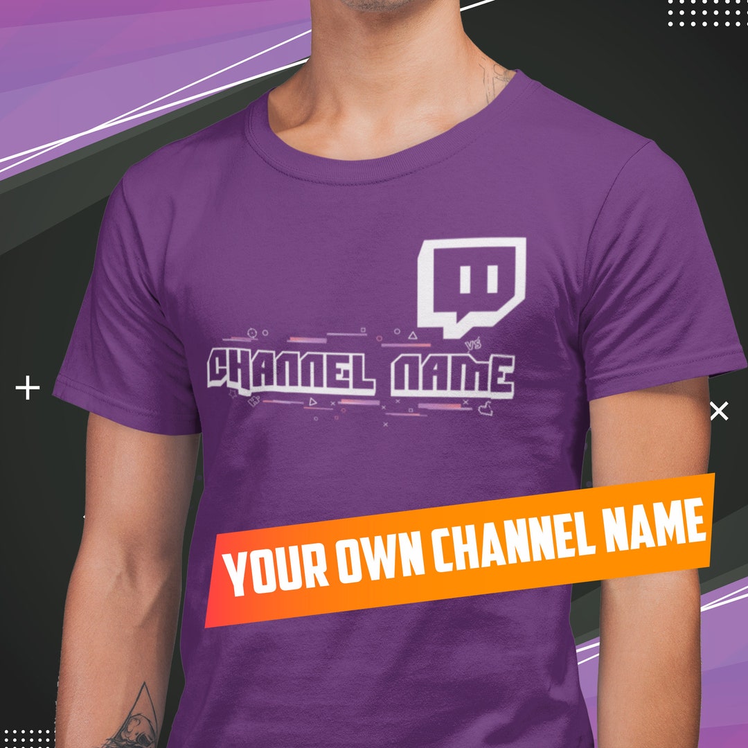 Custom Twitch Username T-shirt for Streamer Custom Hoodie Streamer ...