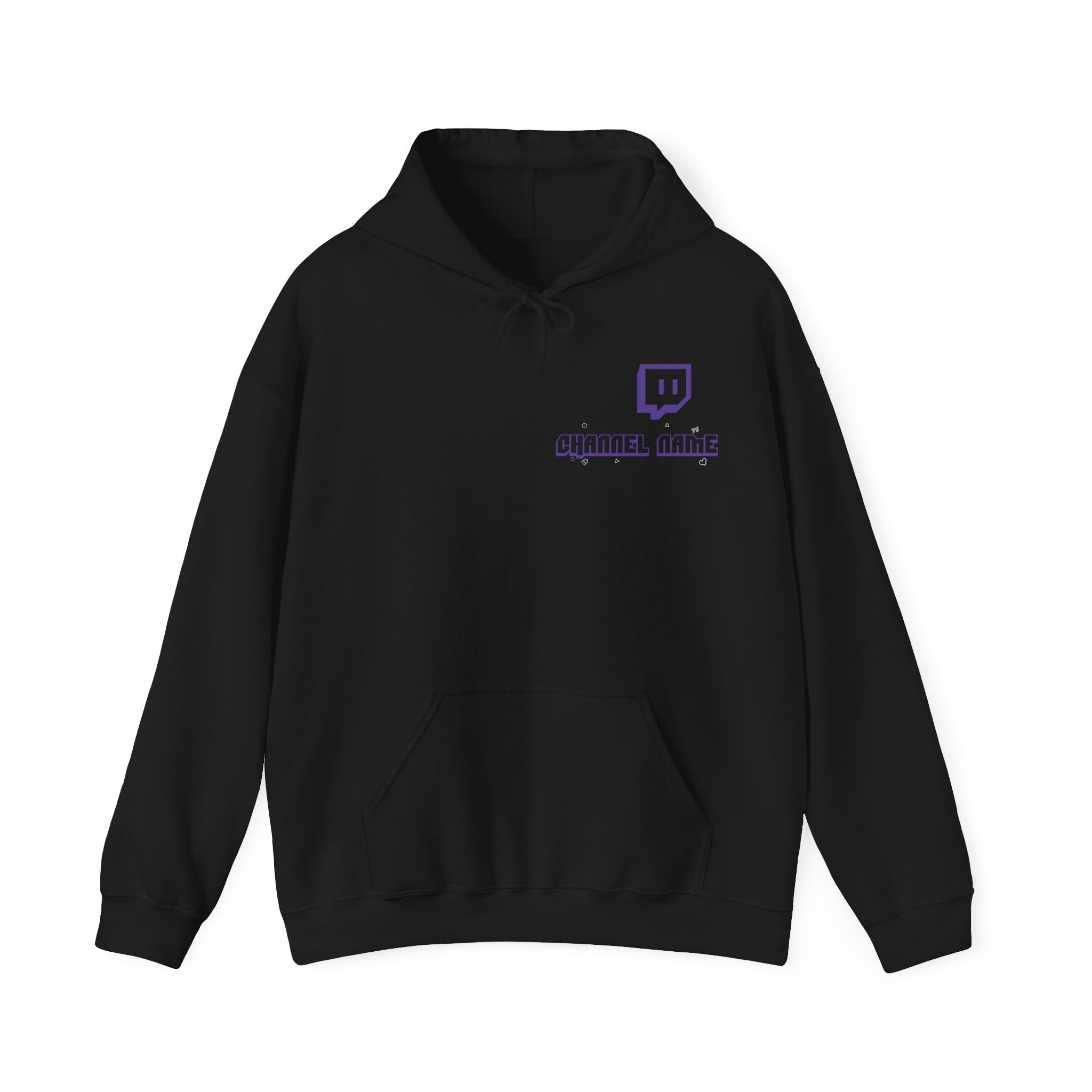 Custom Twitch Username Logo Hoodie for Streamer Streamer Name Tee ...