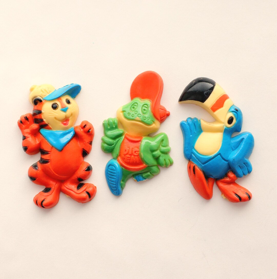 Vintage Post Cereal Character Magnets LOT, Vintage Refrigerator Magnets ...