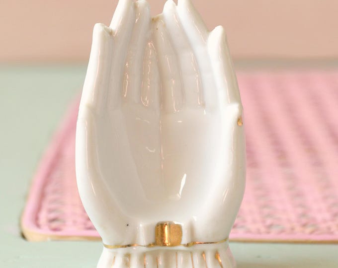Vintage Ceramic Hands, Hand Dish or Ashtray, Shabby Chic Home Decor - Etsy