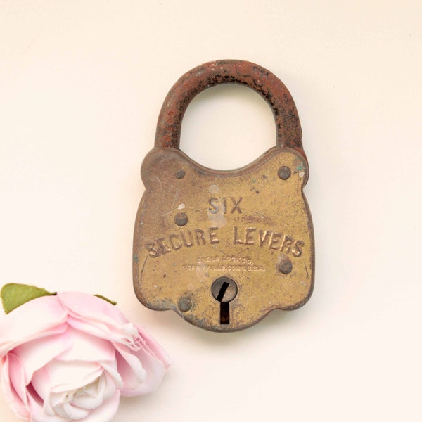 Antique Padlock - Etsy