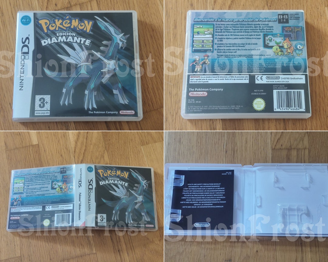 Pokemon Edición Diamante Caja Reemplazo Español Pal Esp Spanish Diamond ...