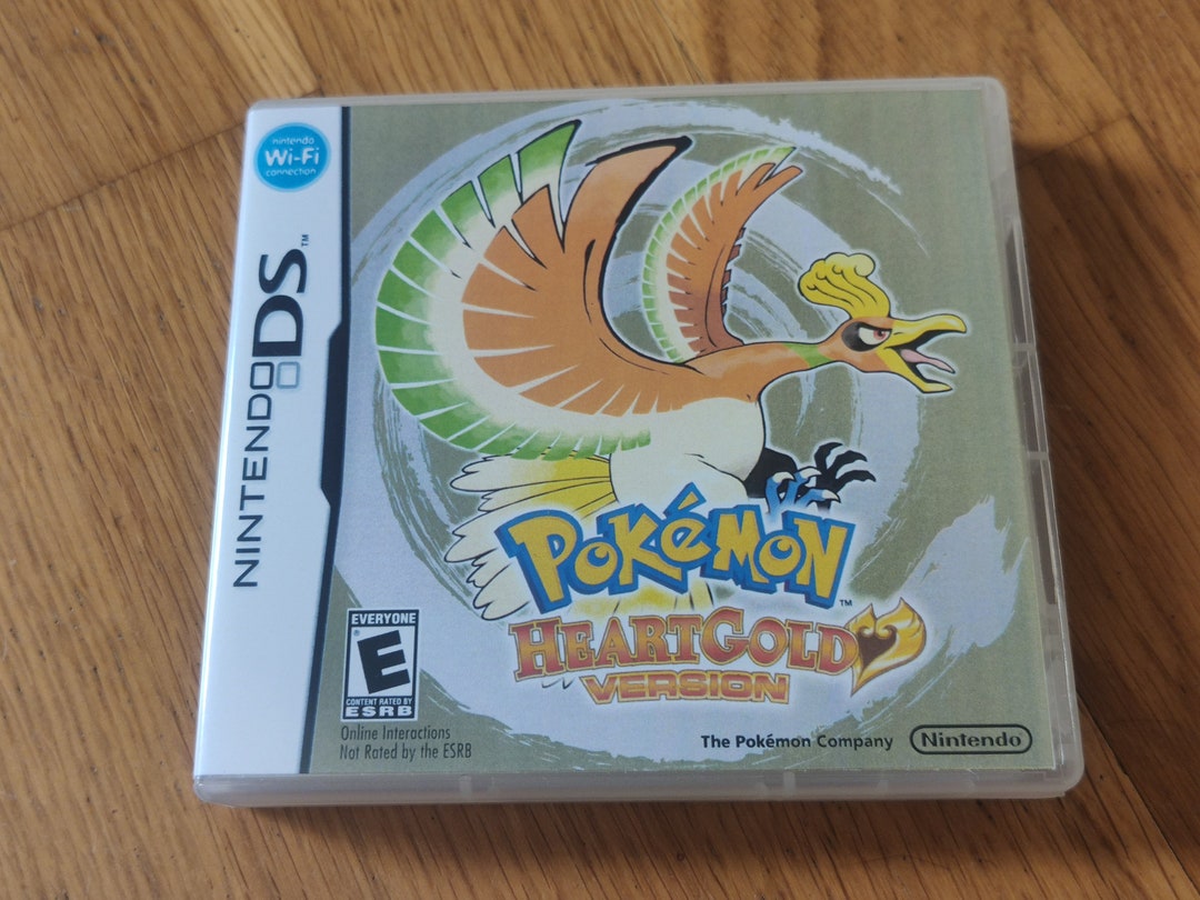 English Pokemon Heartgold Replacement Box / USA NTSC Custom Cover Art ...