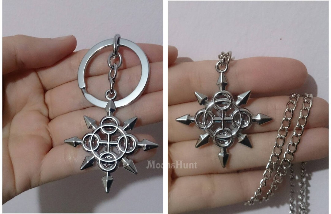 Axel Kingdom Hearts Necklace, Axel Chakram Pendant, Axel Cosplay, Axel ...
