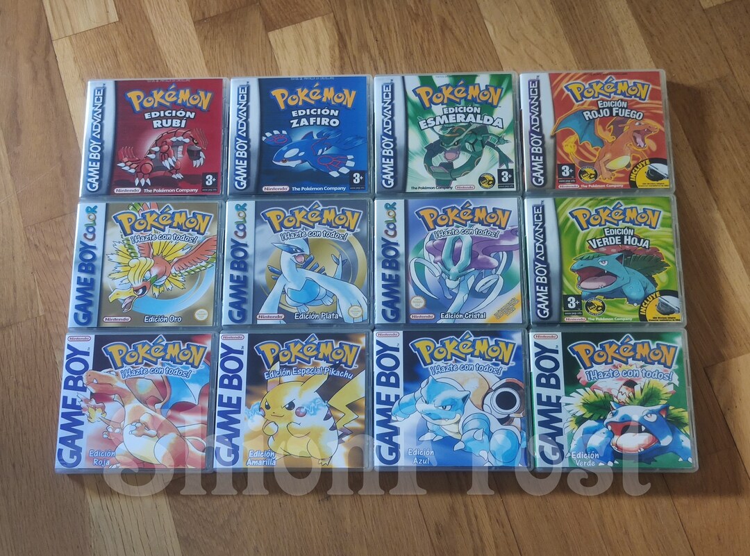 Pokémon Spanish Boxes PAL ESP España / Spanish Replacement Box / Custom ...
