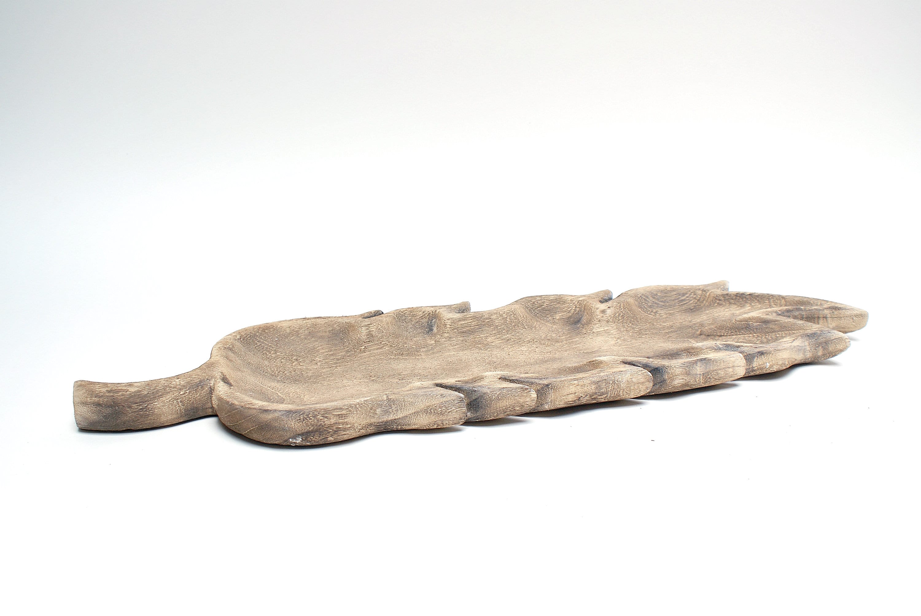 Wooden Leaf Shaped Plate Rustic Leaf Decor Leaf Plate | Etsy